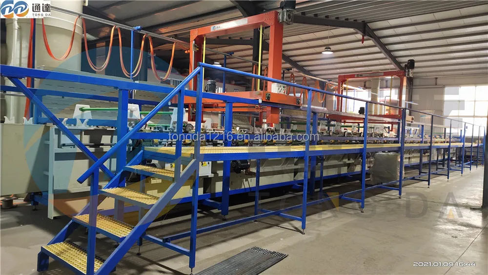 Tongda Zinc Plating Machine Hard Chrome Plating Line Tin Rolls ...