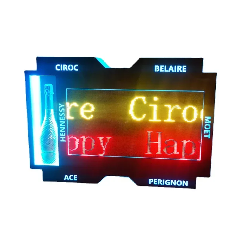 Programmable Led Digital Champagne Ballers Alert Game Changer Message ...