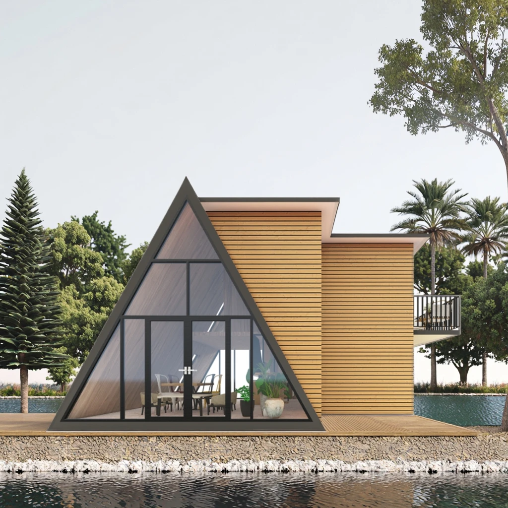 Luxury Customized Expandable Container House Triangle Combination Flat ...