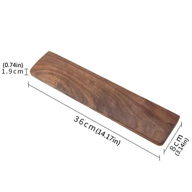 2024 Hot Sale Walnut Wooden Keyboard Wrist Rest Ergonomic Gaming Desk ...