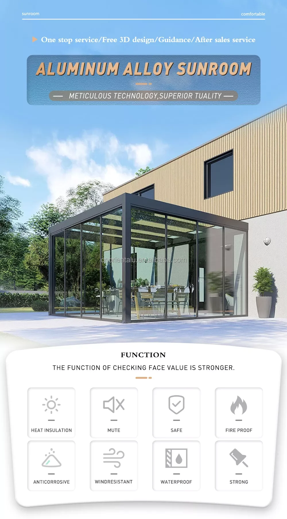 Portable Trailer Single Hobbit Bamboo Foldable Mini Sun Room Veranda ...