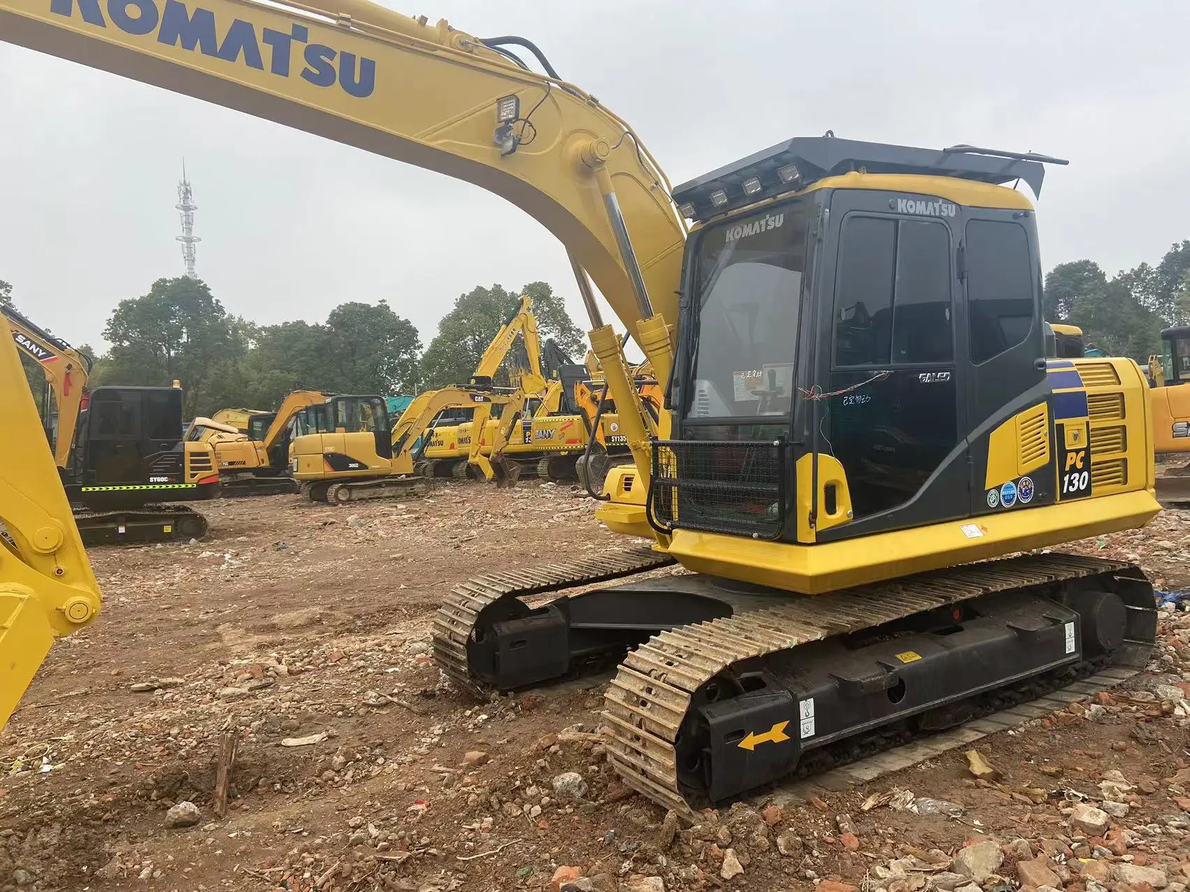 Used Excavators Japan Original Komatsu PC130 for Sale