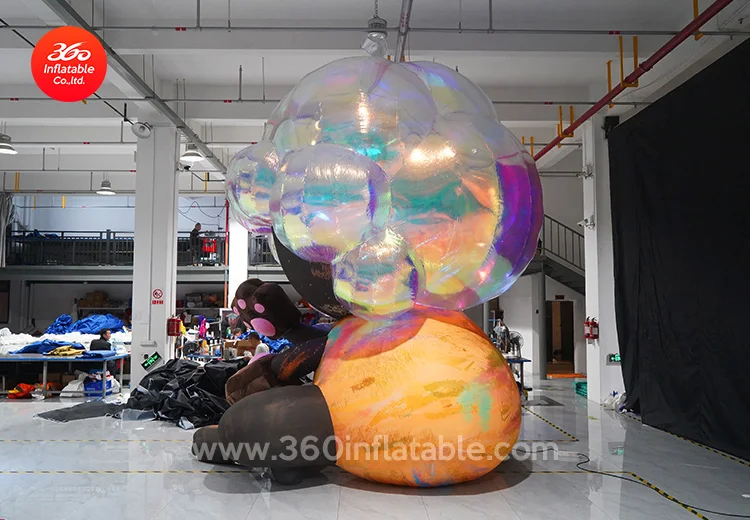 Custom Big Pvc Colourful Cartoon Mascot Inflatables Inflatable With ...