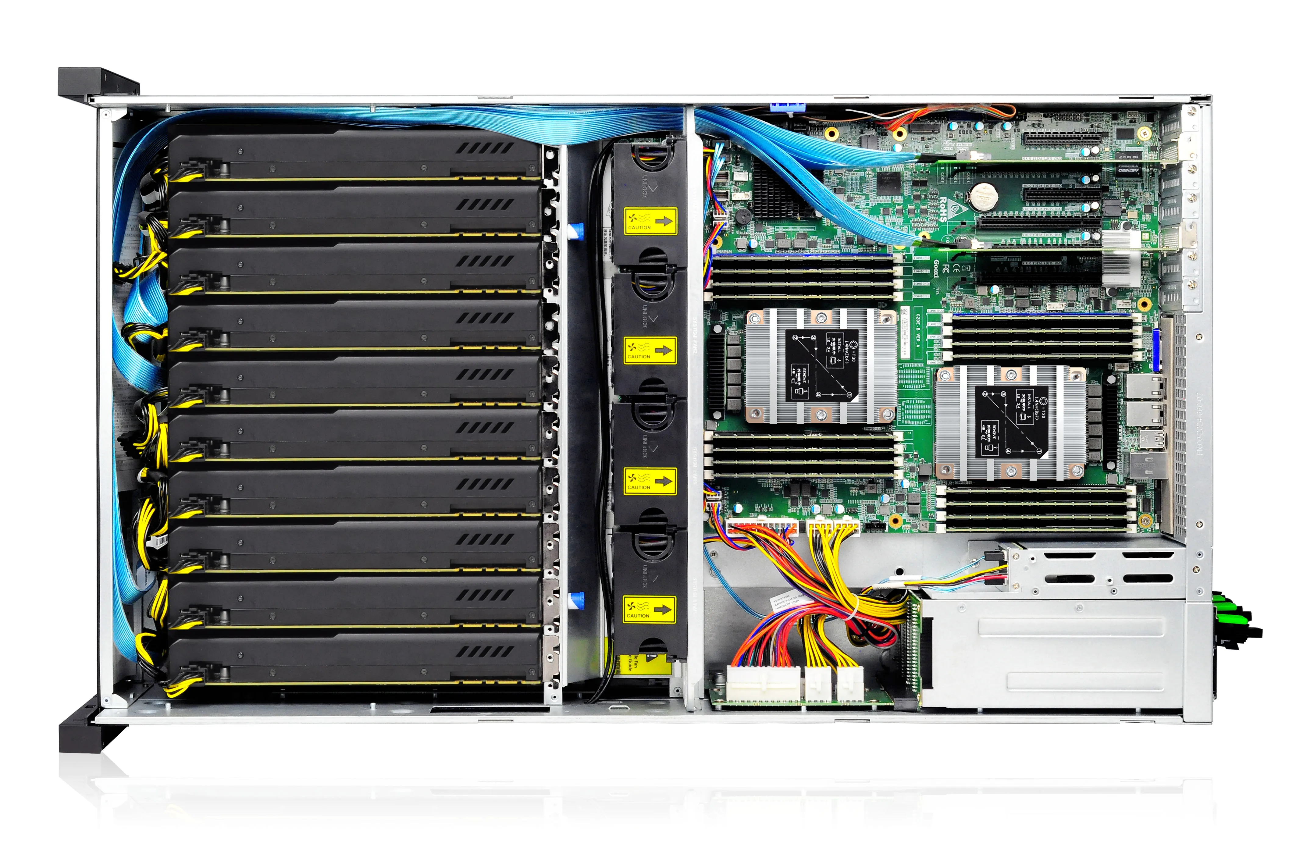 32-Core 4U AI GPU Server with 8 x Nvidia 4090 for Machine Learning ODM