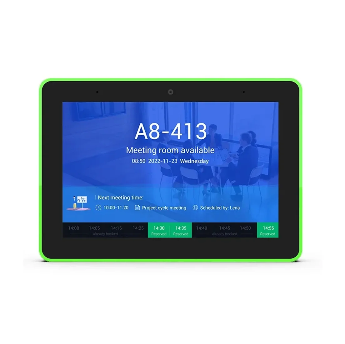 Wall Mounted 8 Inch Rk3568 Android 11 Room Booking Hotel Home Meeting ...