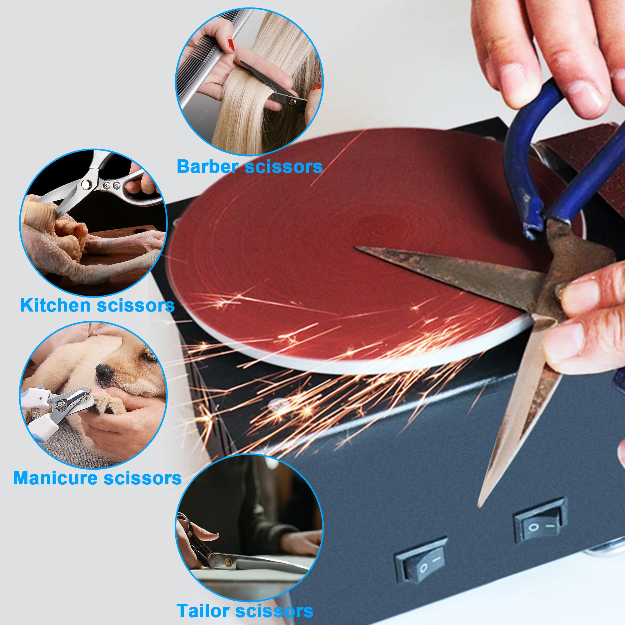 Alibaba.com: 350W 10000r/min mini belt disc sander for sanding ...