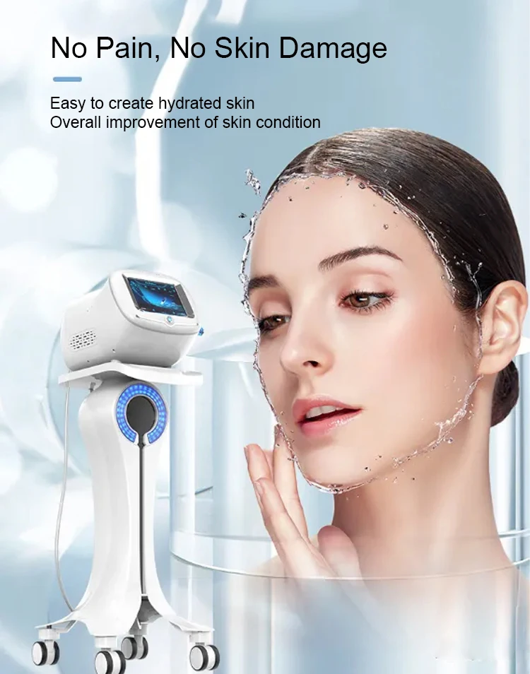 2024 Non Invasive High-pressure Water-light Instrument Facial Hydration ...
