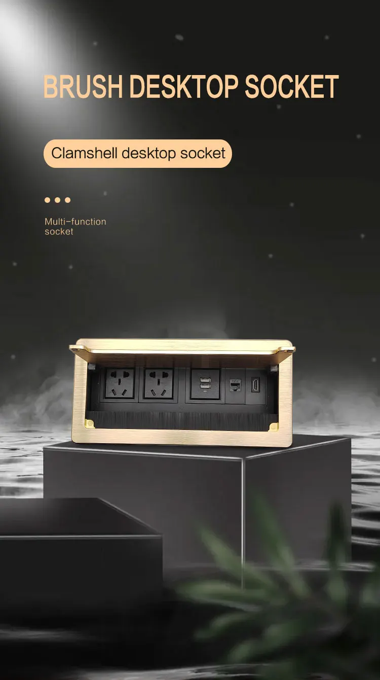 Office Desk Power Socket Outlet Table Mounted Socket Outlet Electric ...