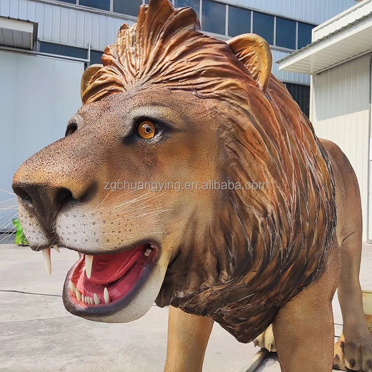 Animatronic Robot Animal Kingdom Full Life Size Zoo Decoration Roaring ...