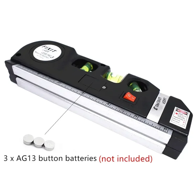 Laser Level Scale Horizon Vertical Measure 8ft Aligner