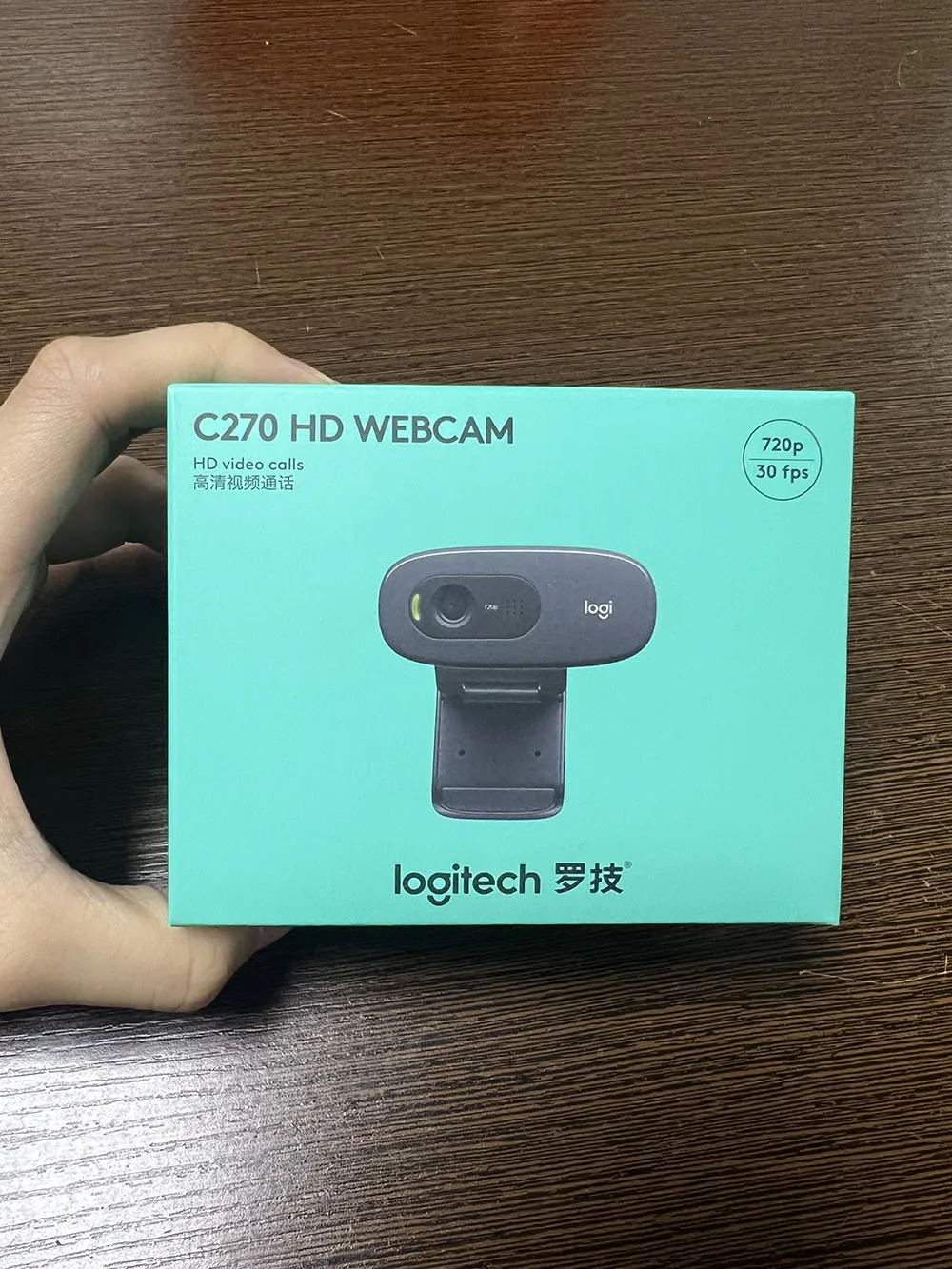 Logitech C270 Webcam - HD Video Chat & Recording Camera