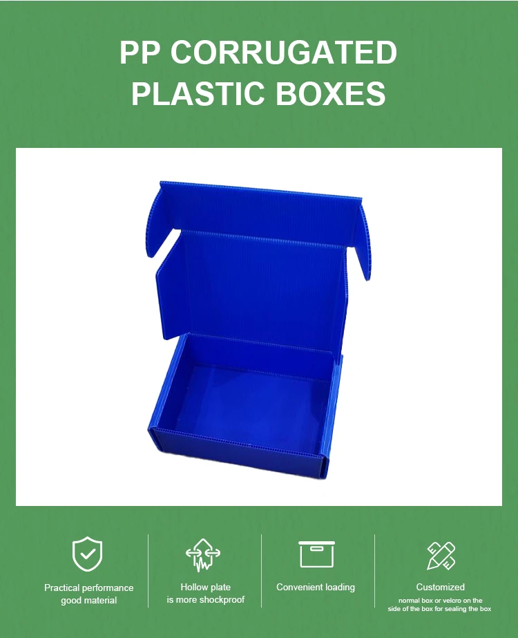 New 2024 Best Quality Plastic Box pp Corrugated for Storage Packing and ...