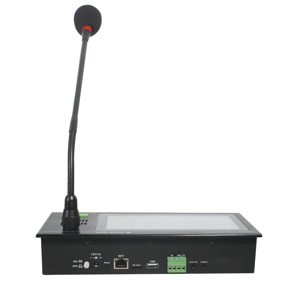 Sip Pa System Control Station With 7 Inch Touch Screen,Paging And ...