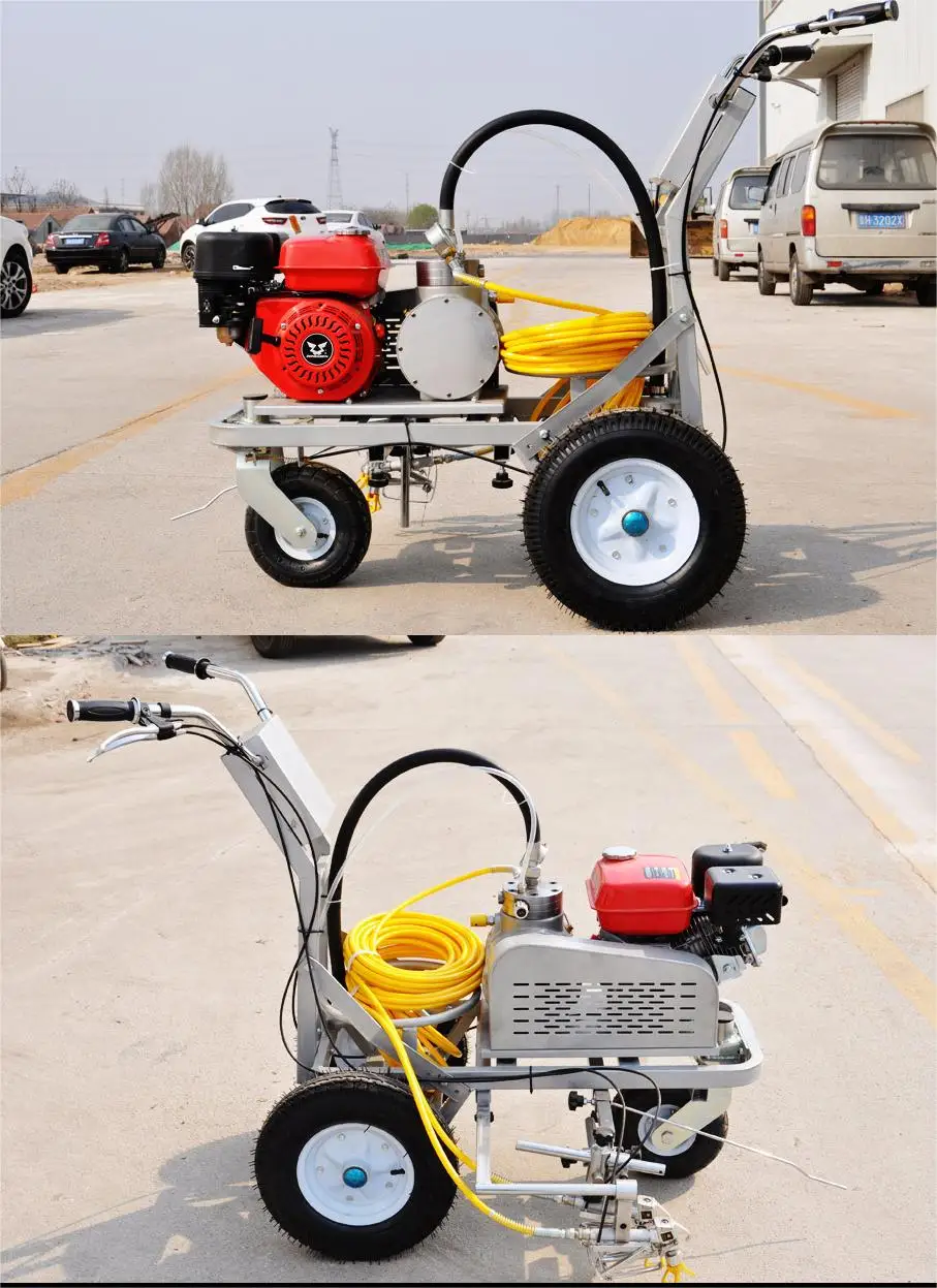 Road Marking Cold Spray Traffic Line Drawing Machine Paint Stripping ...