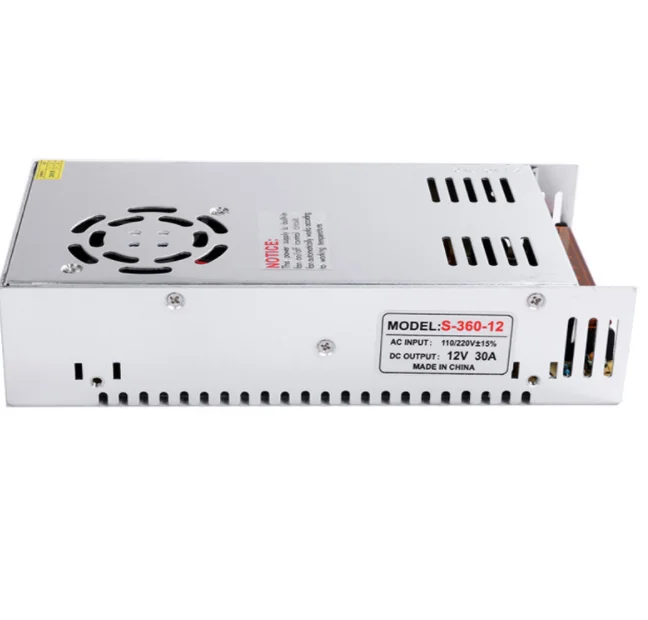 360W 12V Power Supply - High Quality LED Driver S-360-12