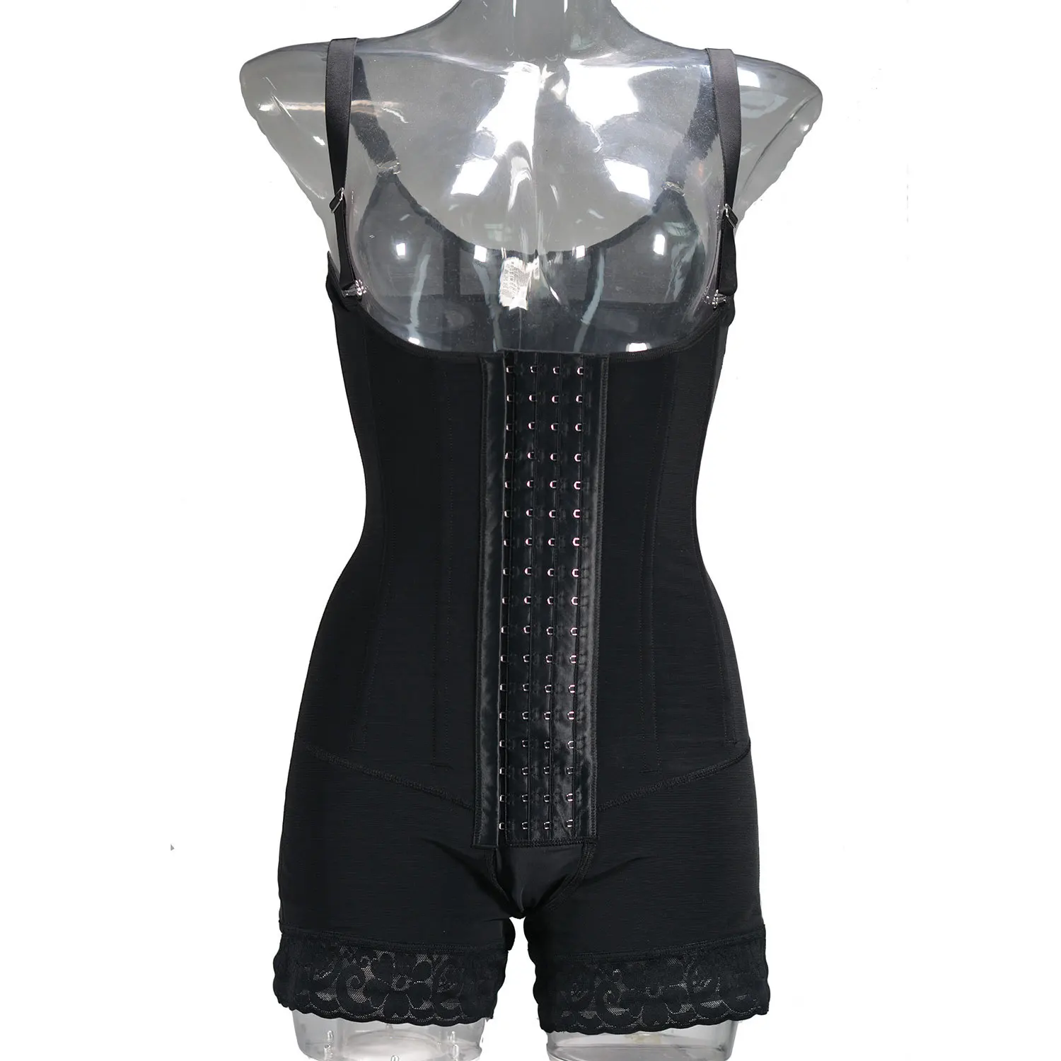 9 Steel Bone 4 Breasted Bodysuit Shaper High Compression Operatoria ...