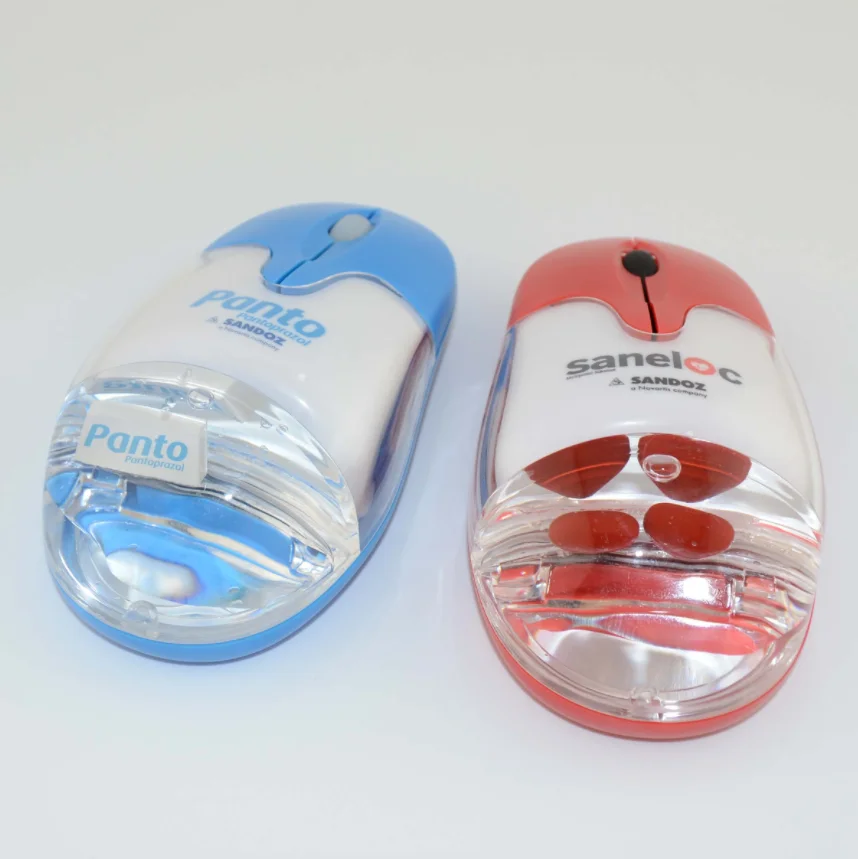 Custom Floater 2.4Ghz Laptop USB Optical Rechargeable Wireless Liquid ...