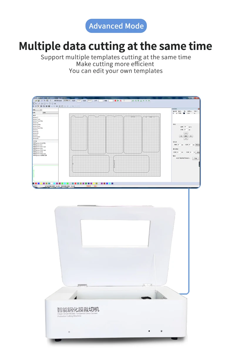 9H Nano Screen Protector Laser Cutting Machine for Phones