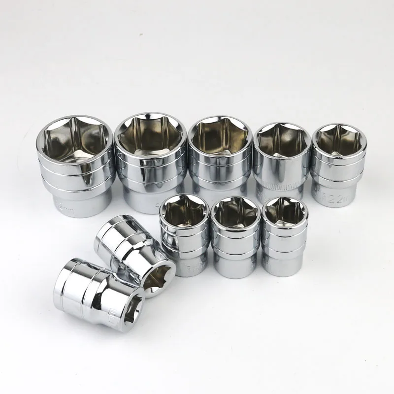 Drive Metric Socket Sizes 8 To 32mm 6-point Hex Head With Stepped ...