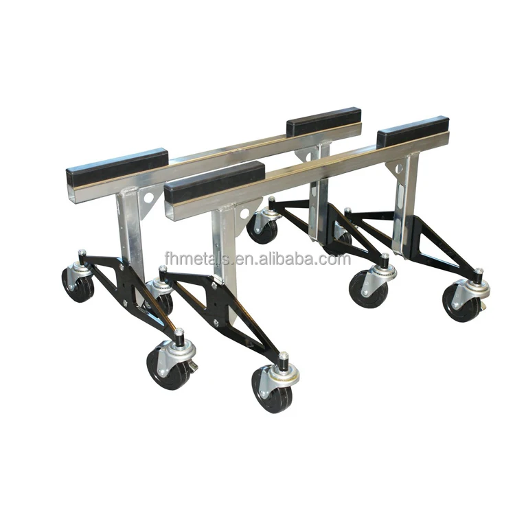 Adjustable Car Stand - Heavy Duty Rolling Chassis Support