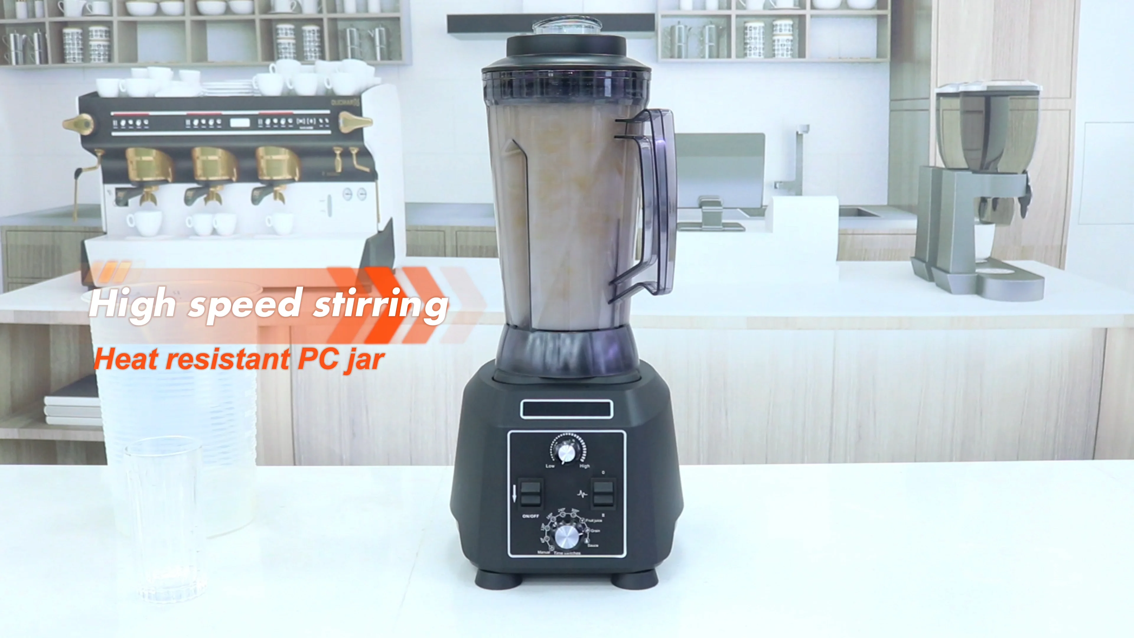 Commercial Food Processors Countertop Electric Chopper Heavy Duty Blender Mixer Blenders And ...