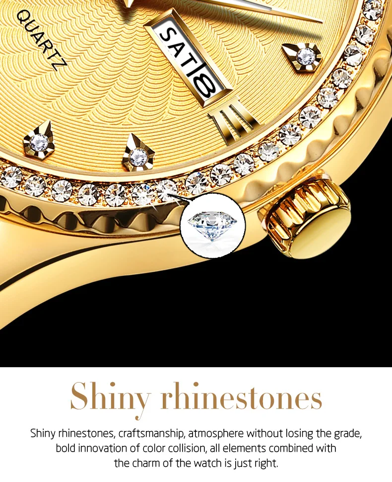 OLVES Watch - Luxury Men's Quartz Watch with Date Feature