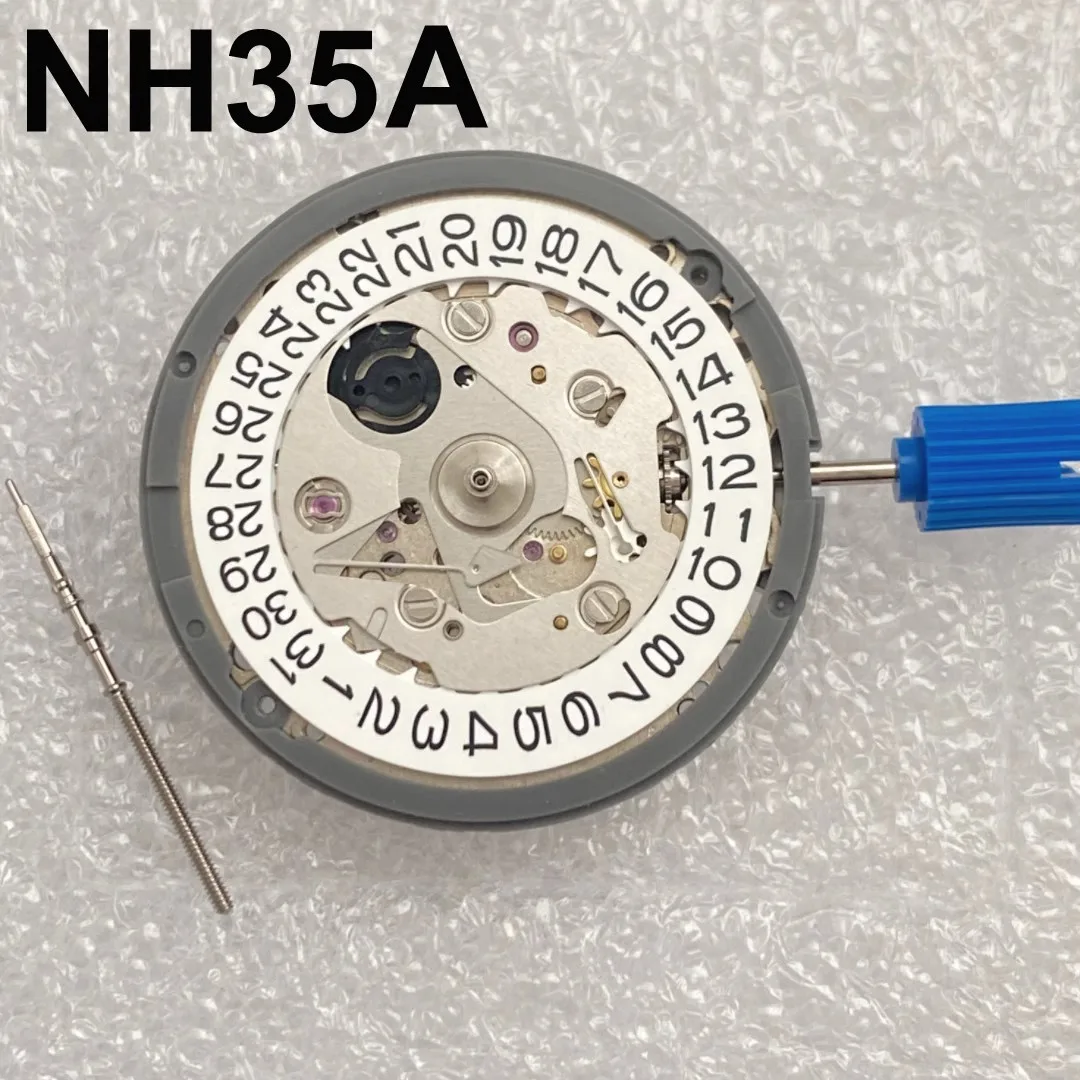Nh35 Movement Japan Seik Automatic Mechanical 24 NH34/NH35 Movement ...