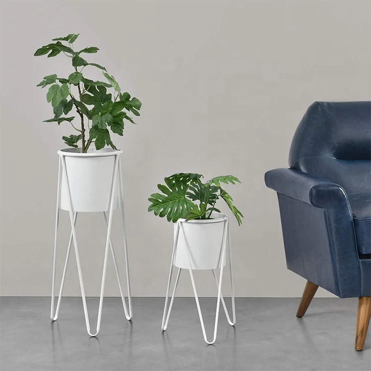 Indoor Decoration Metal Wire Vase Holder Flower Display Rack Plant Pot ...