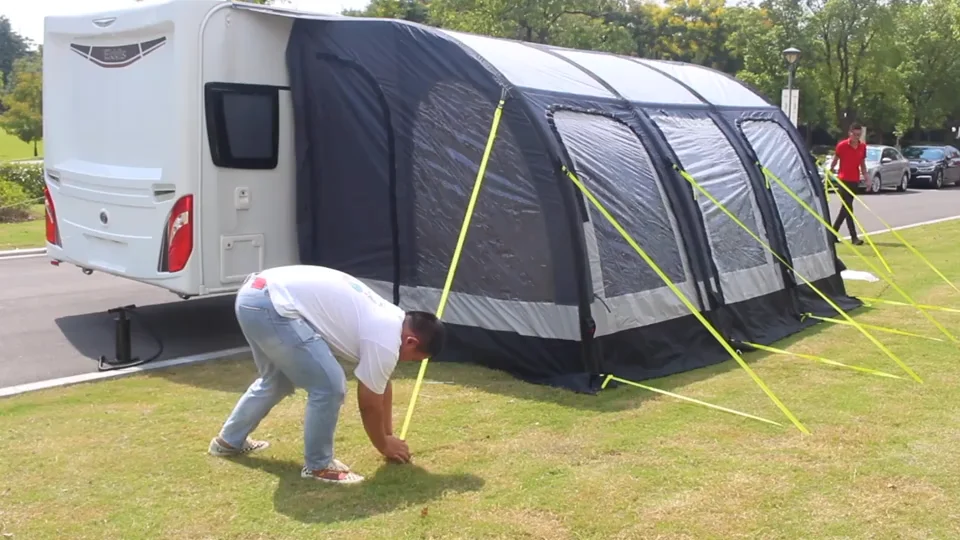 Nhcx Outdoor Camping Inflatable Caravan Rv Awning Tent Waterproof ...