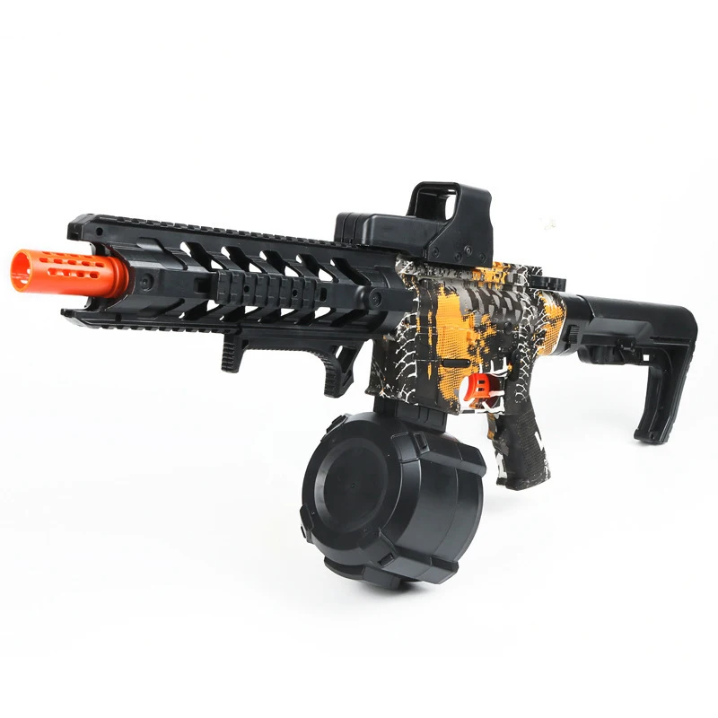 M4 Fully Automatic Rifle Gel Redesigned Telescoping Sniper Plastic Gel ...
