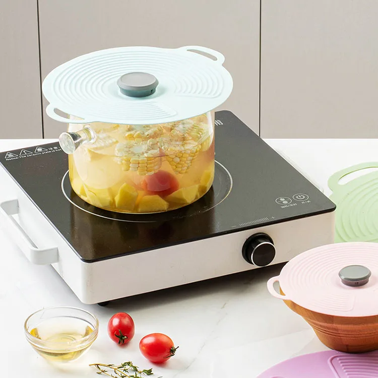 Hyri Silicone Pot Lids - Durable, Heat Resistant Covers