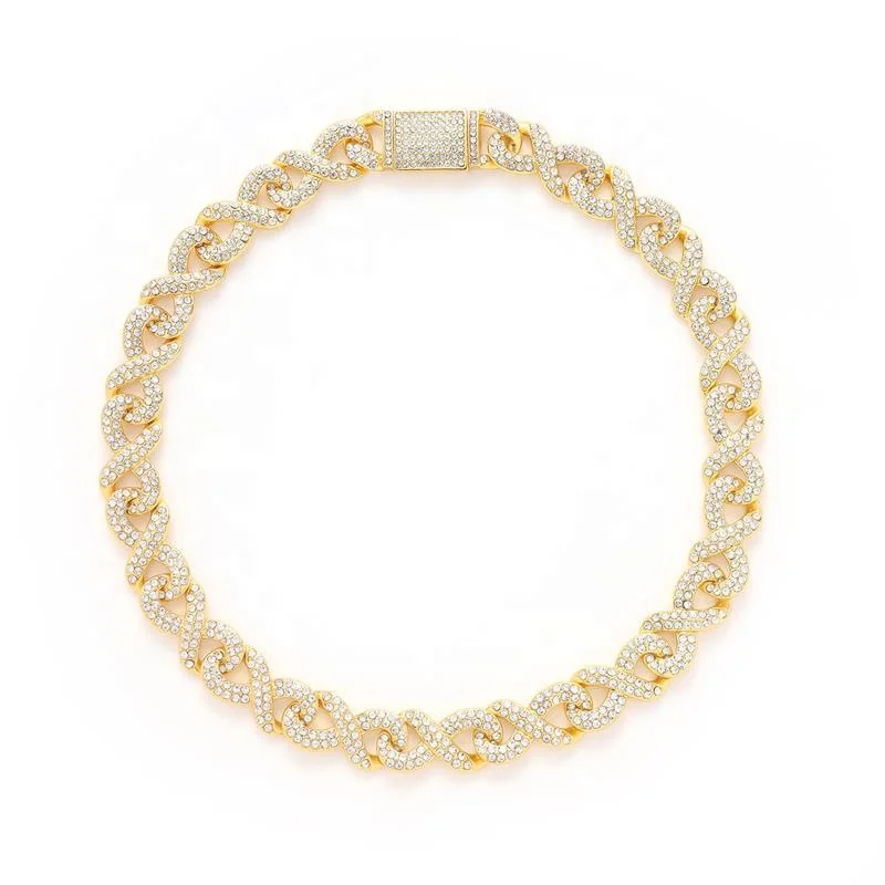 New Arrival Iced Out Box Buckle Jewelry Hip Hop Alloy With Full ...