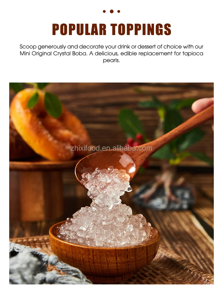 1kg Ready To Eat Mini Crystal Boba Pearls Kanten Agar Jelly For Bubble ...