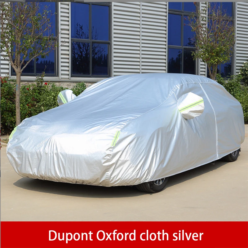 Universal Full Body Sun Waterproof Car Protective Cover Outdoor Snow ...