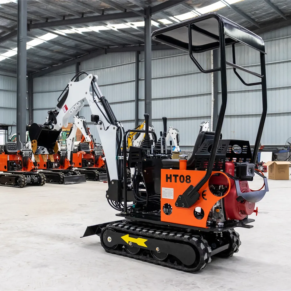 New Design 0.8t Digging Machine Hydraulic 0.8t Mini Excavator Towable ...