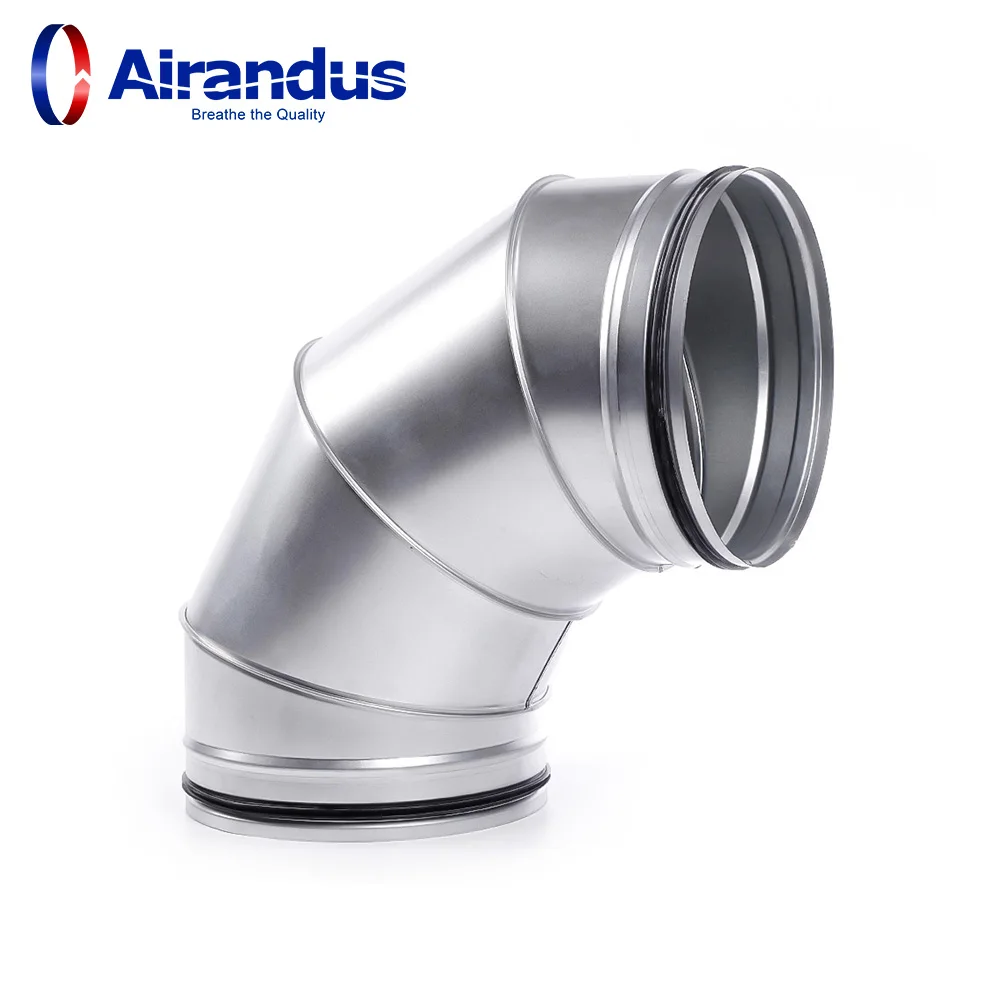 High Quality HVAC 90-Degree Duct Bends by Reliable Manufacturer