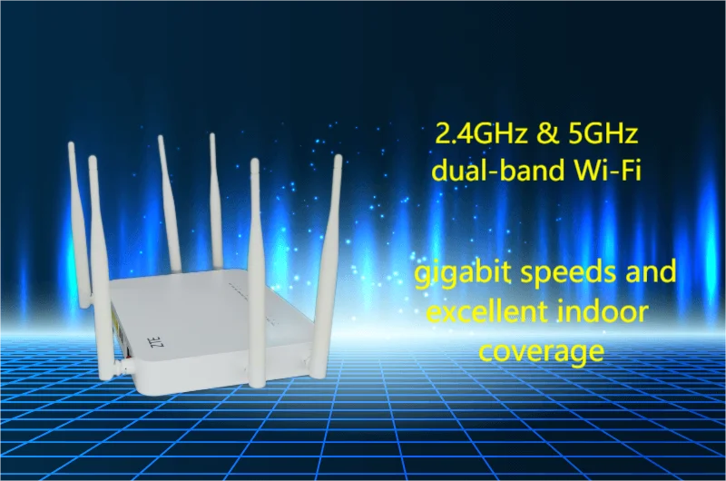 Zxhn F680 V6.0 Ac 2000 Dual Band 2.4g&5g Optical Ont Gpon Fiber Router ...