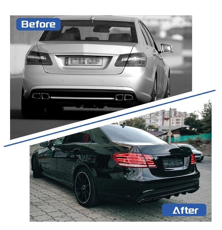 Leishuo 2024 W212 To W213 Car Bumper For Mercedes W212 E Class Upgrade ...