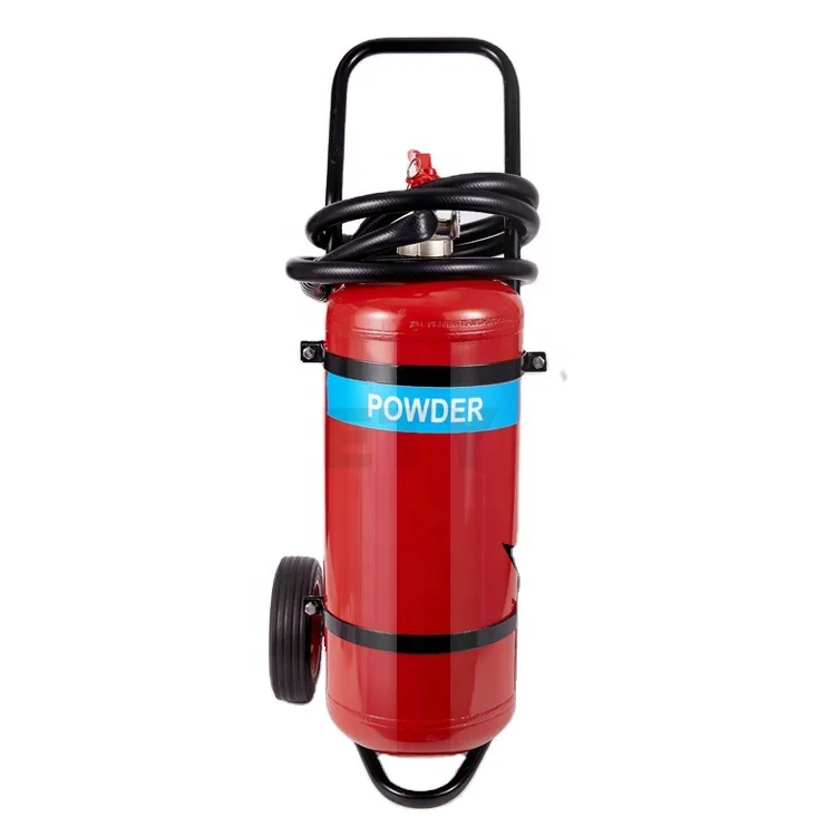 Wheel 50kg fire extintor trolley abc dry powder fire extinguisher ...