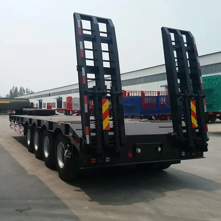 Heavy Duty Front Loading Detachable Gooseneck Lowbed Lowboy Low Bed Boy ...