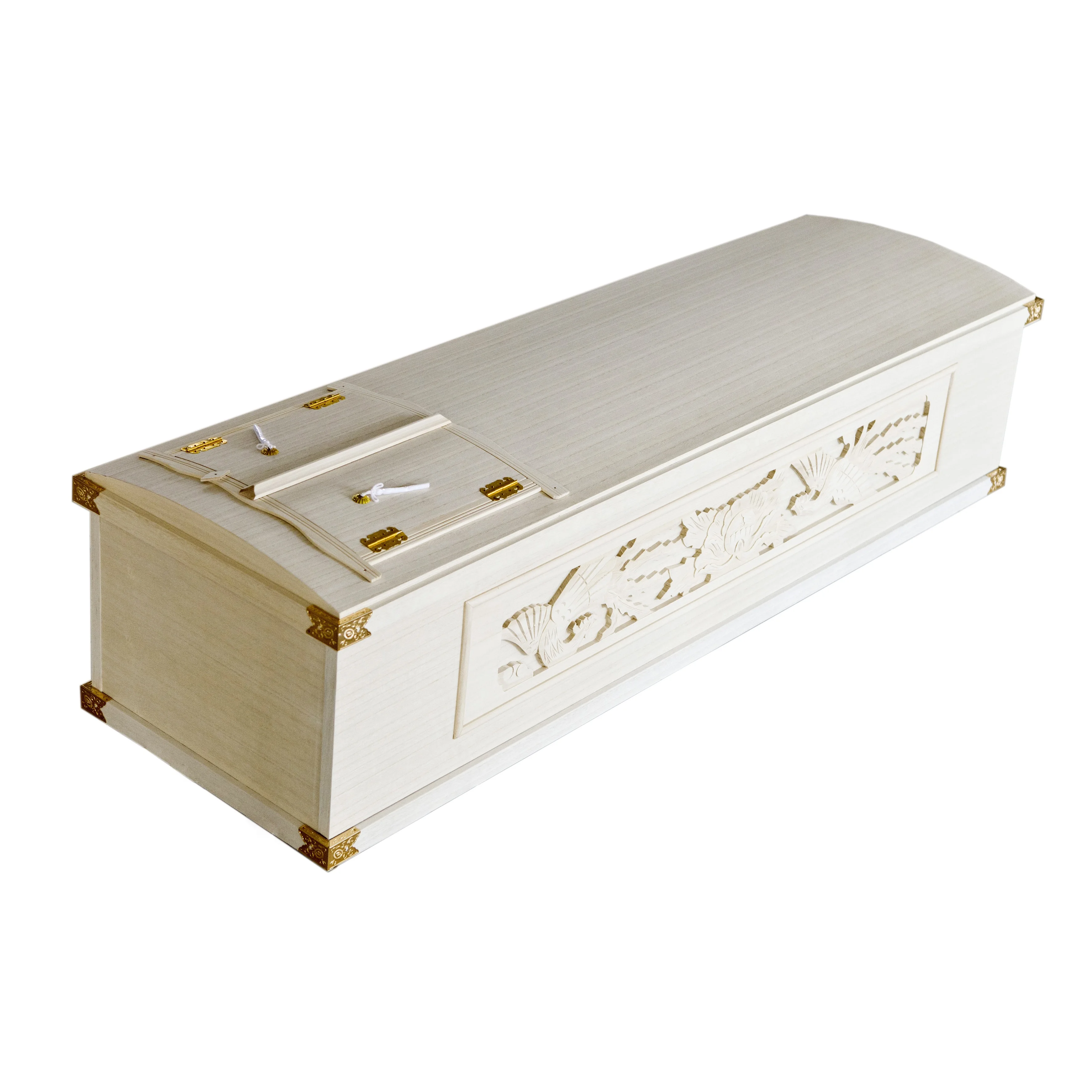 Japanese Foldable Wooden Coffin - Customized Funeral Supplies