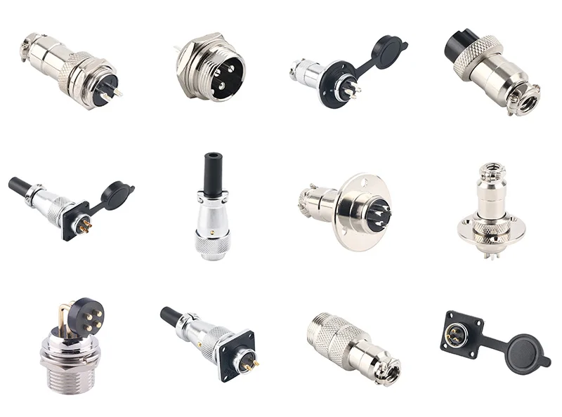 Aviation Plug GX16 Finished 4-Core Connector Cable with Aviation Head ...