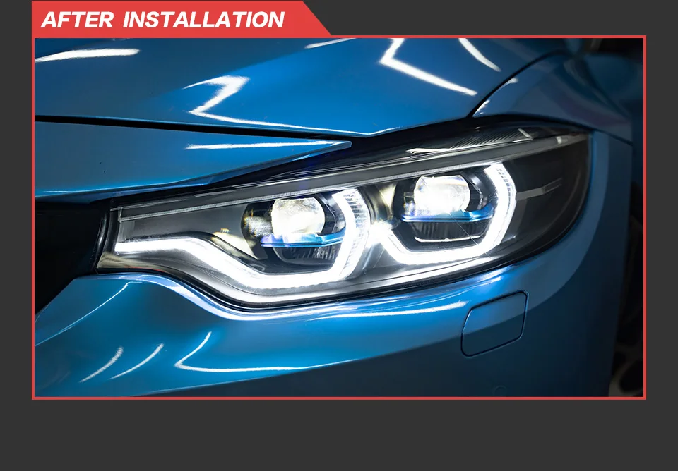 Akd Car Styling Head Lamp For Bmw F32 Led Headlight Laser Design F36 ...