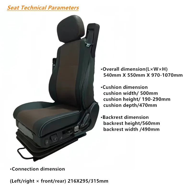 Heavy Duty Air Suspension Truck Seats for Isuzu Buses - Universal ...