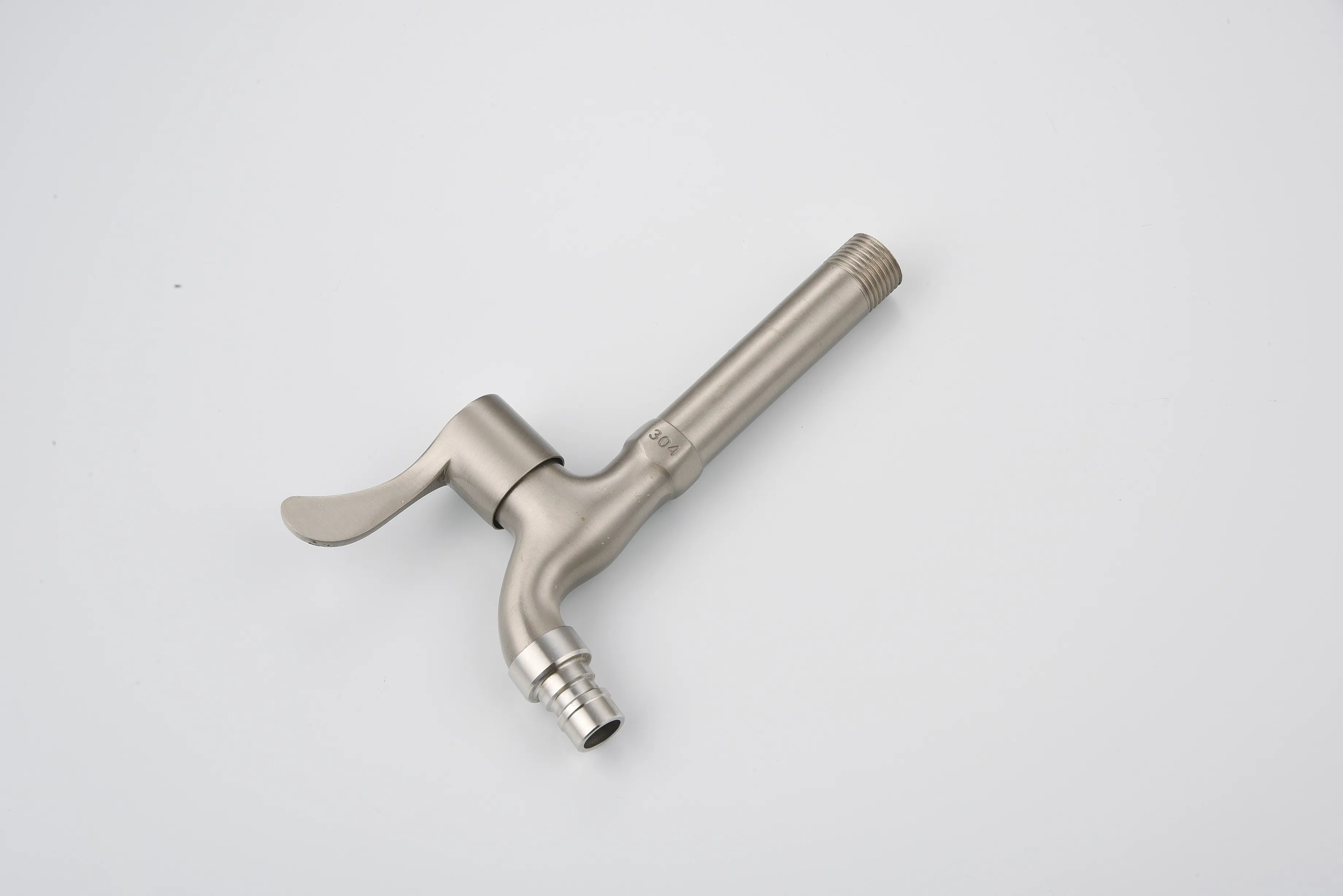 Stainless Steel Wall Mount Washing Machine Taps Single Handle Bathroom ...