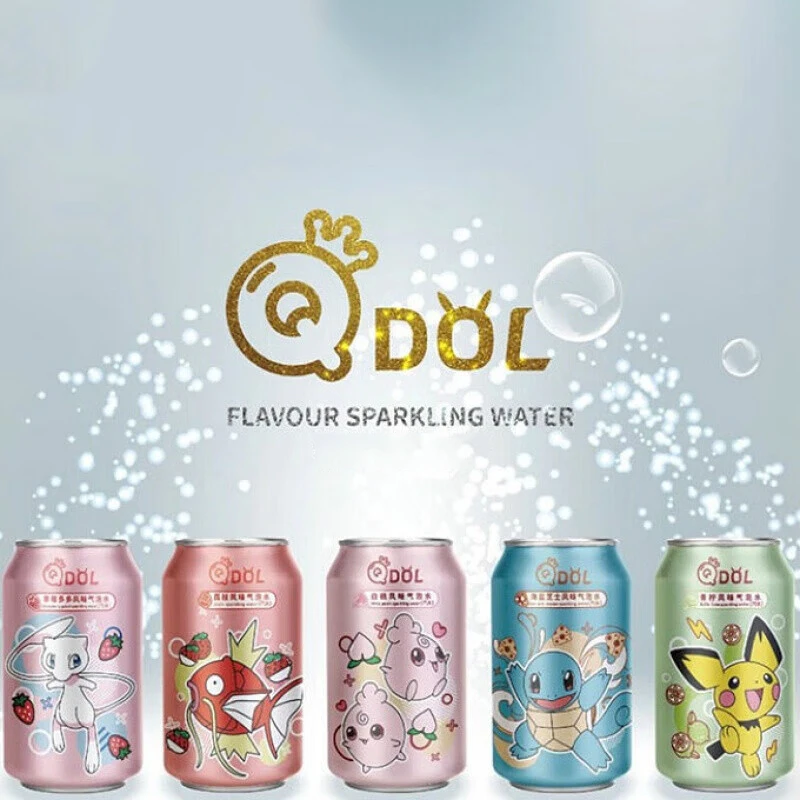 Qdol Soda Sparkling Water Drink 0 Fat Sea Salt Cheese Flavor Canned ...