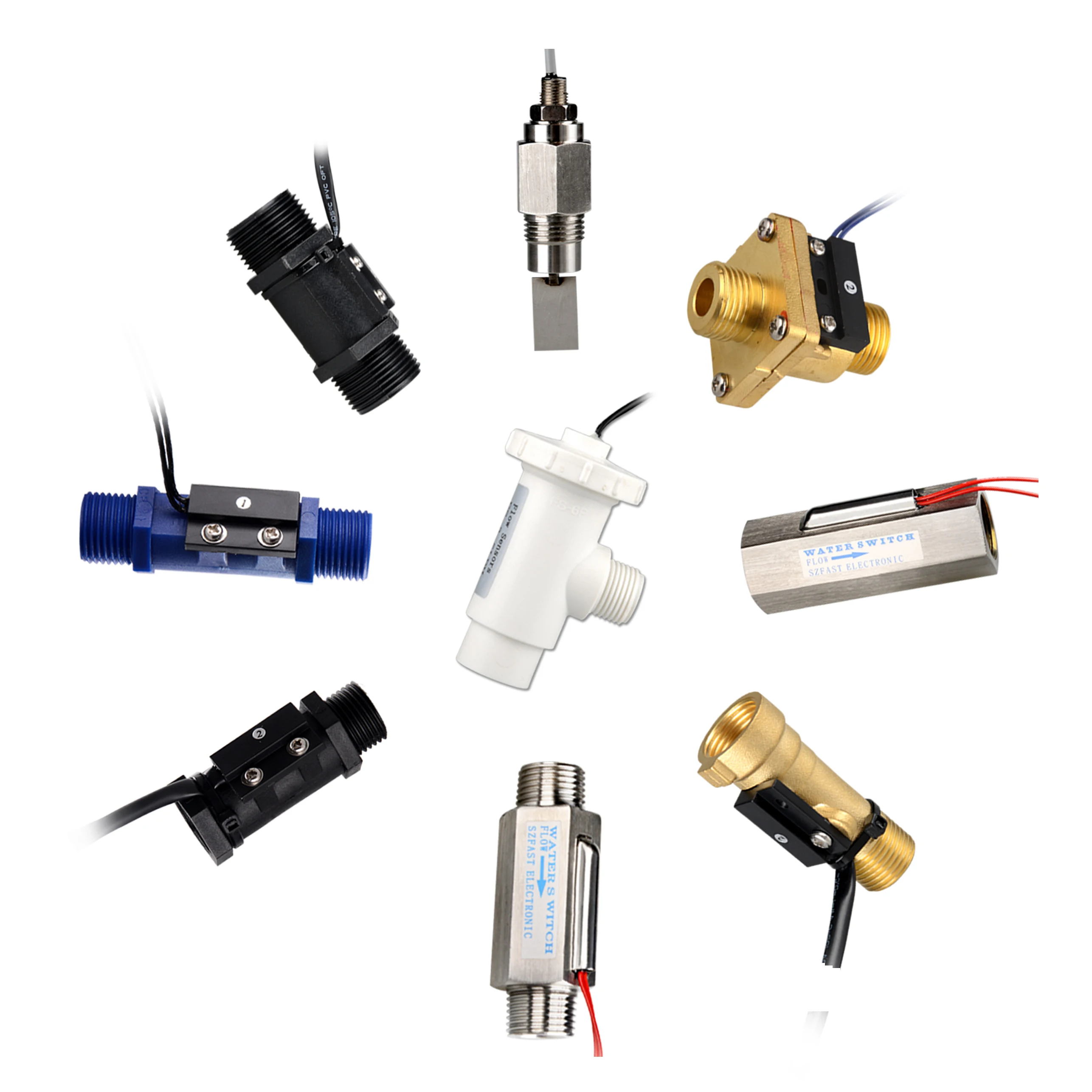 Flow Sensor Pmma Housing Flow Switch G1/4" Hot Sale Water Flow Switch ...