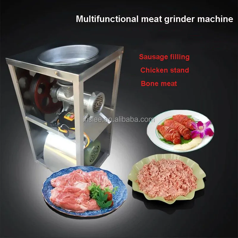 220V Professional Commercial Bone Crusher Electric Meat Grinder Chicken ...