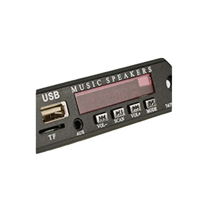 Mp3 Decoding Board Module Sd Card Slot Usb Fm Remote Decoding Board ...