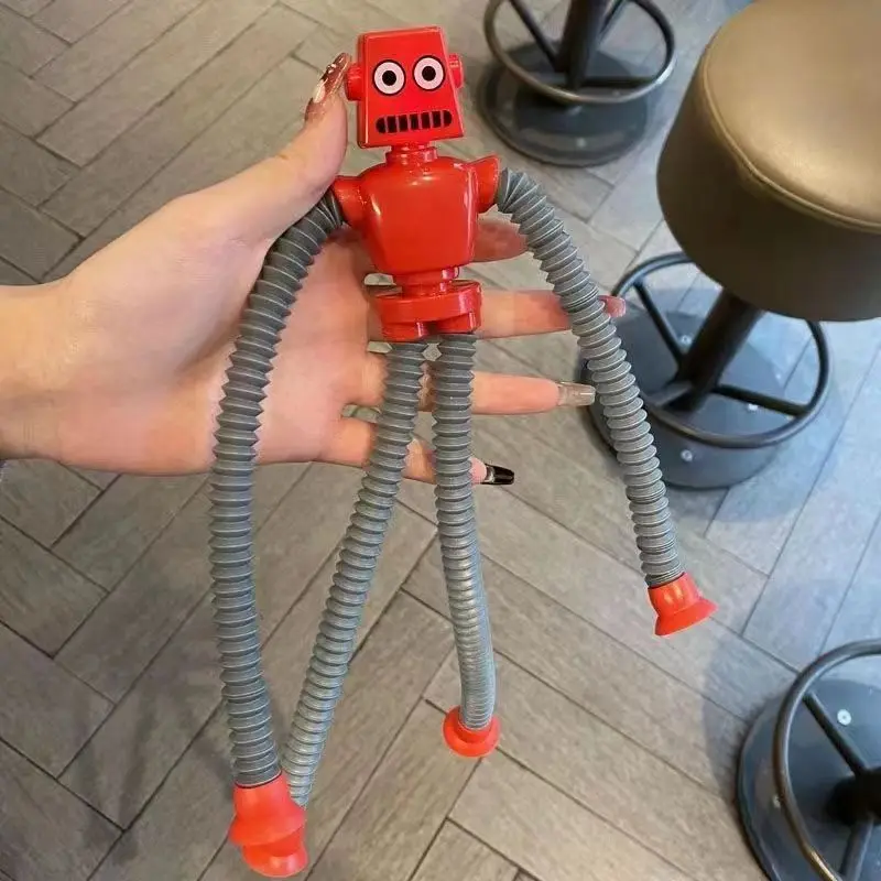 Linda 2024 Changeable Robot Telescopic Tube Toy Led Stress Relief ...